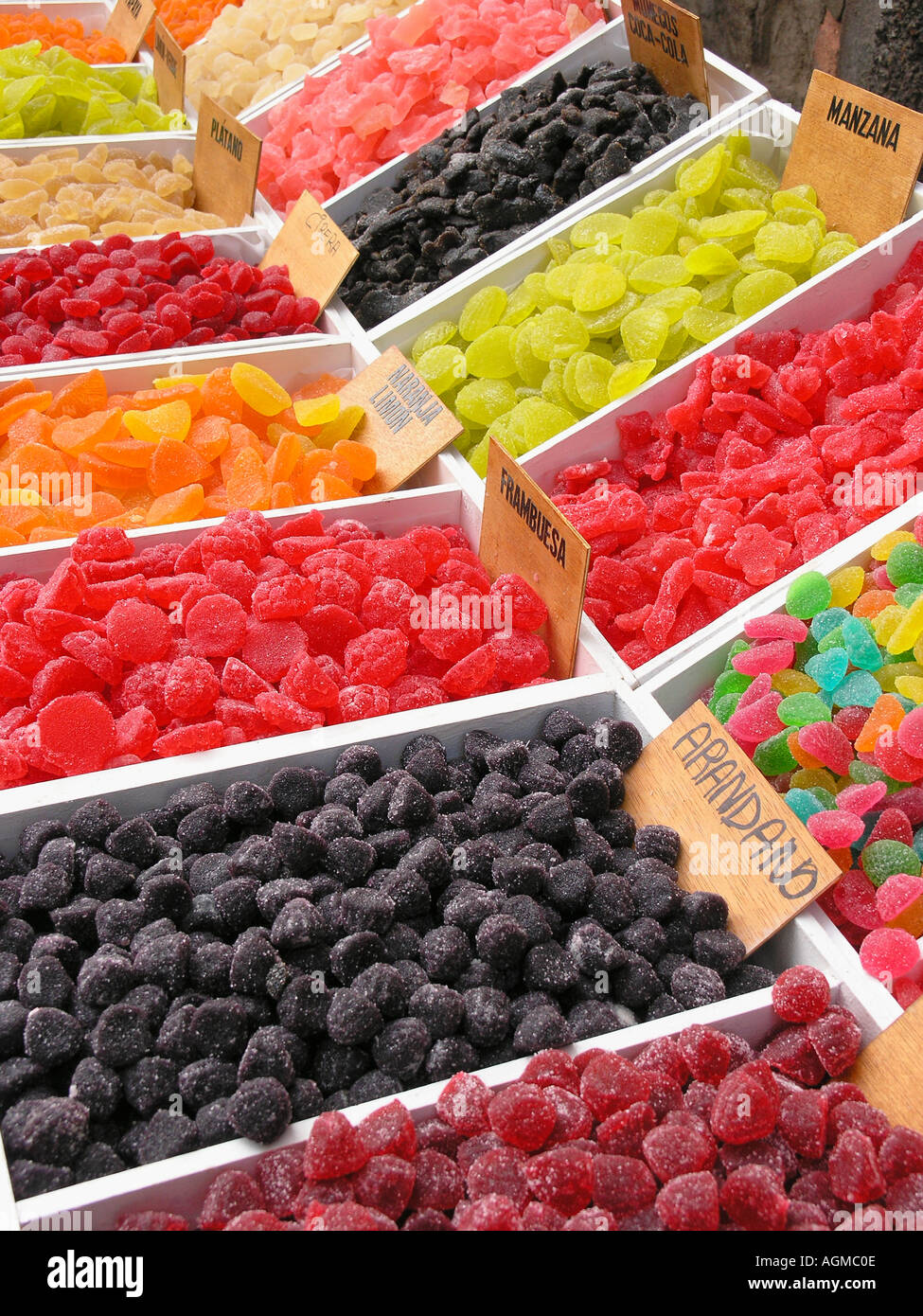 Assorted candy in boxes hi-res stock photography and images - Alamy