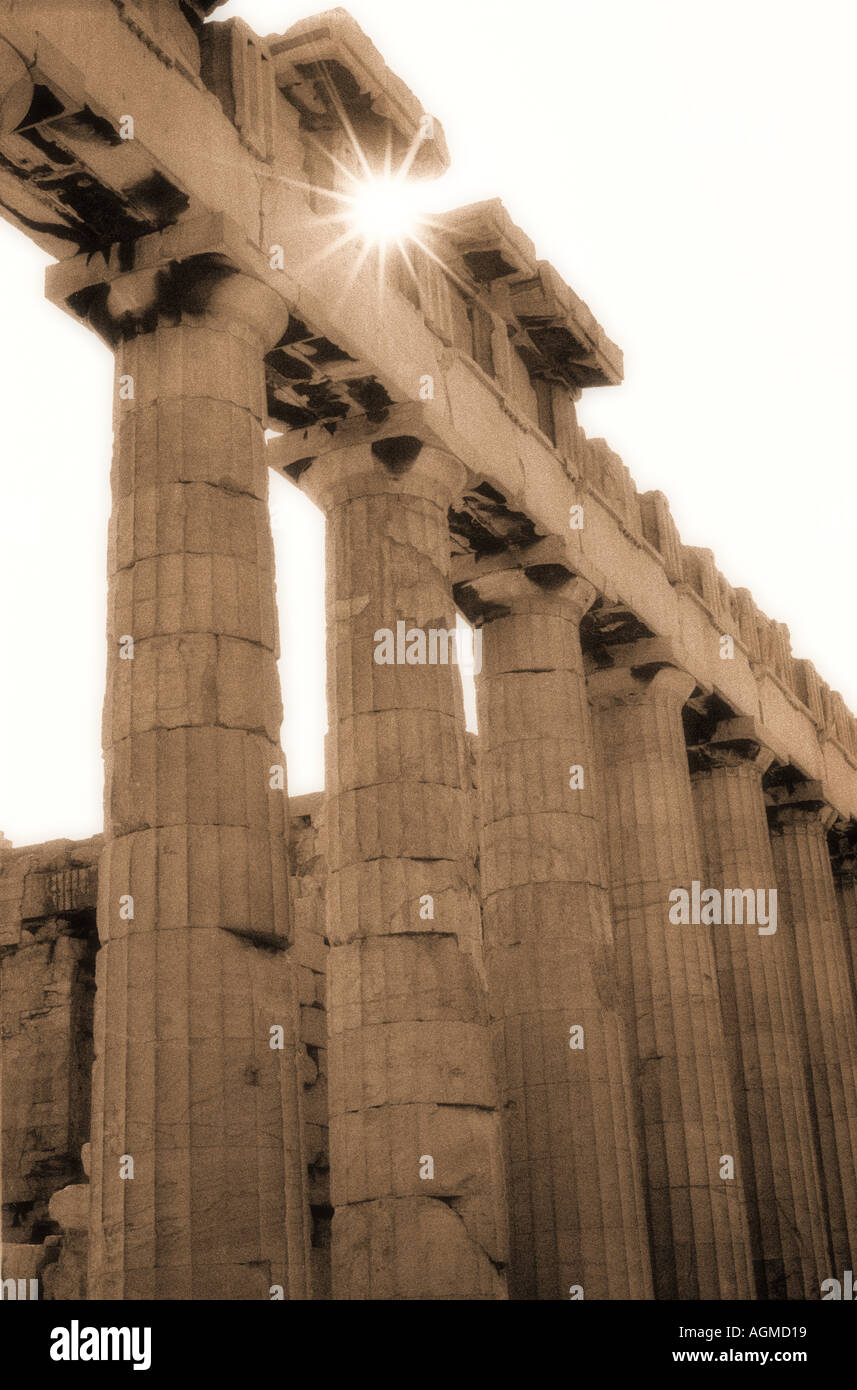 Ruins at Acropolis Athens Greece Stock Photo - Alamy