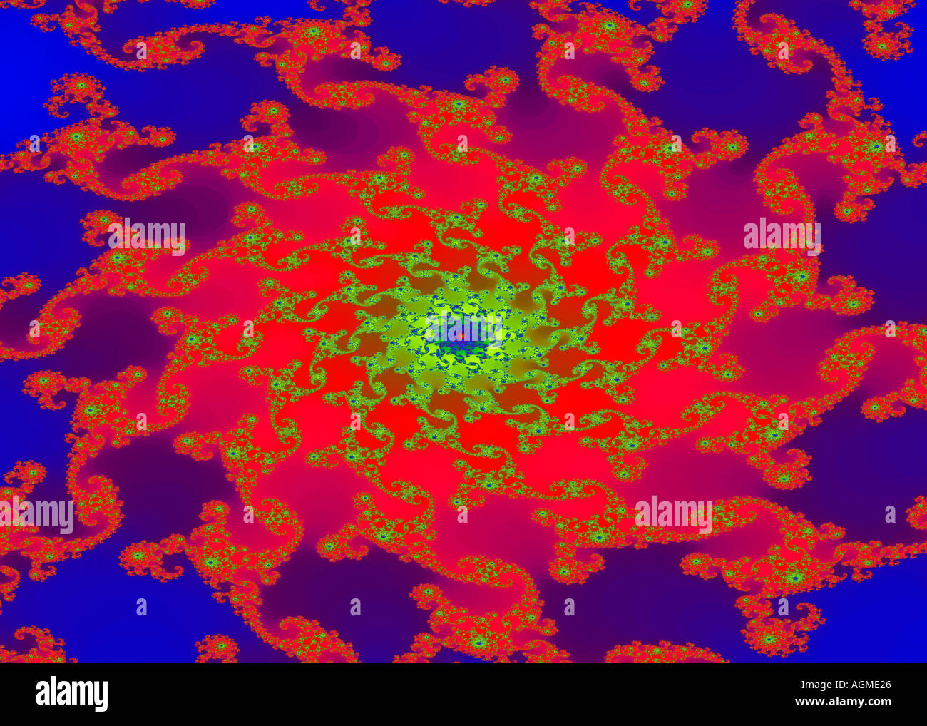 Representation of Complex Mathematical Iteration Stock Photo - Alamy