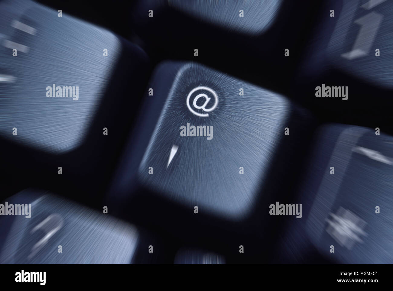 PC Keyboard Detail At key Zoom Effect Stock Photo - Alamy
