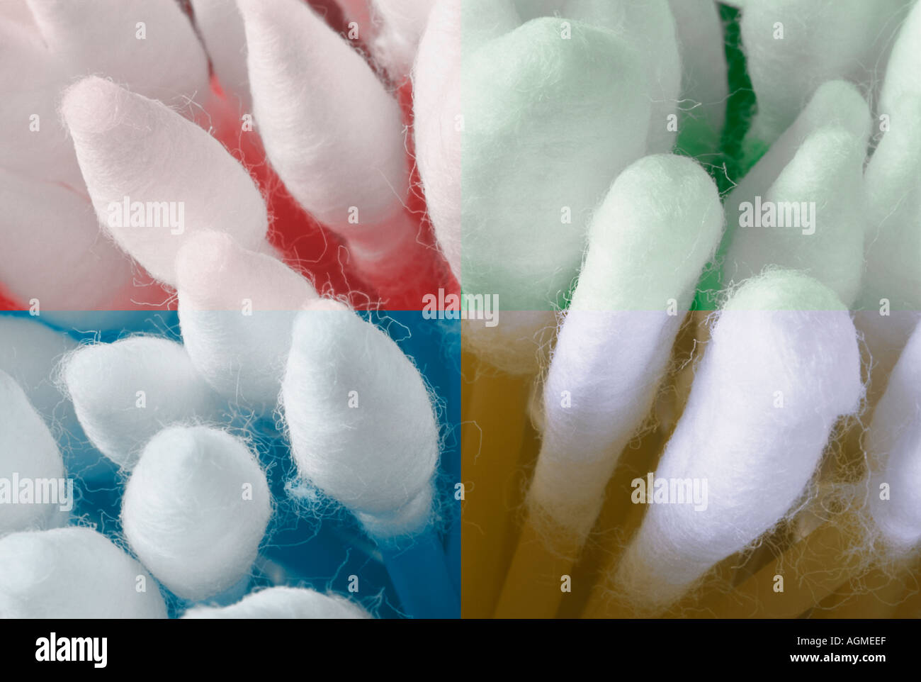 Cotton Buds Multi coloured Stock Photo - Alamy