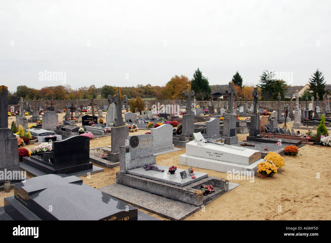 French cemetery Stock Photo - Alamy