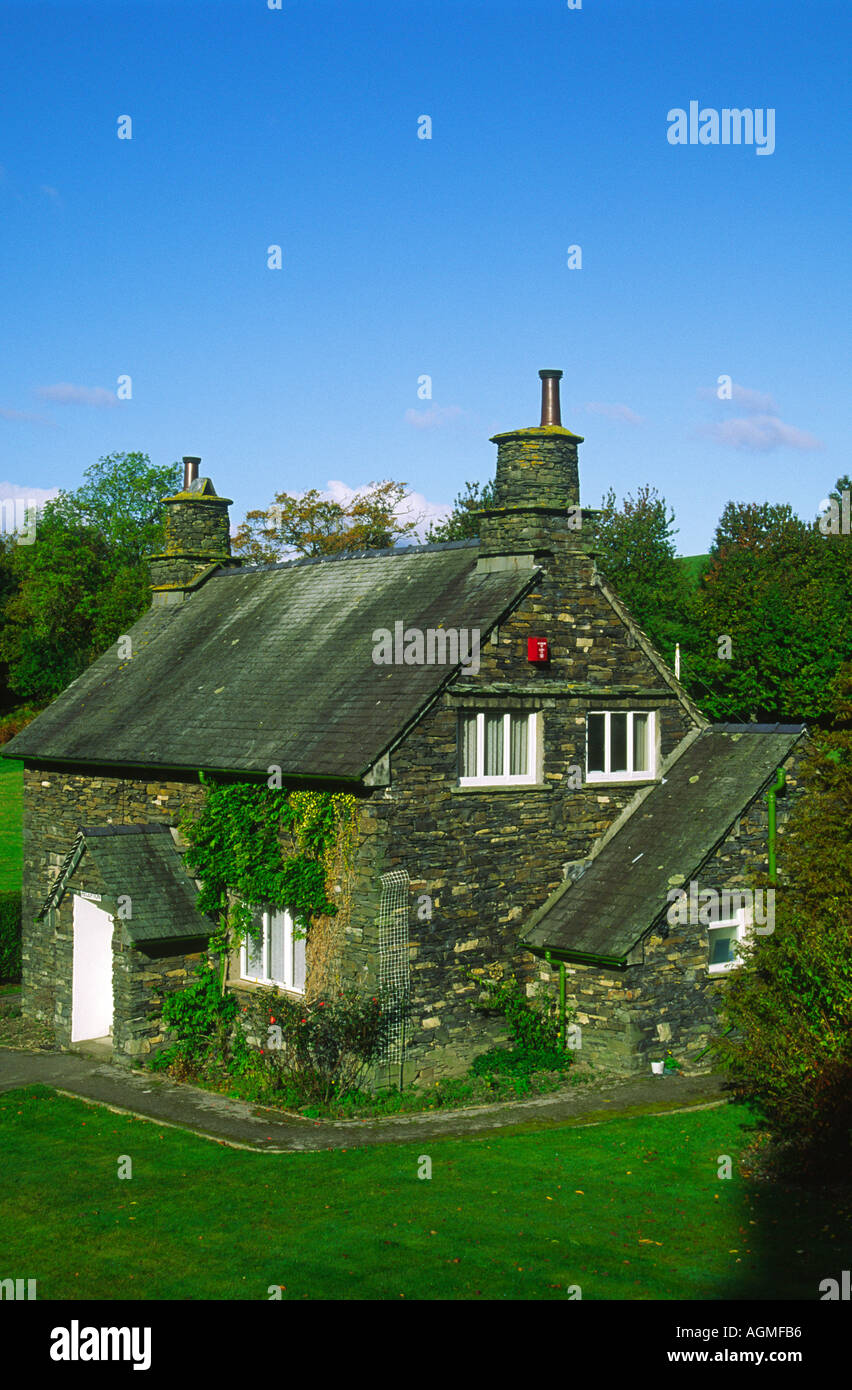 Lake District cottage Windermere Cumbria England Stock Photo - Alamy
