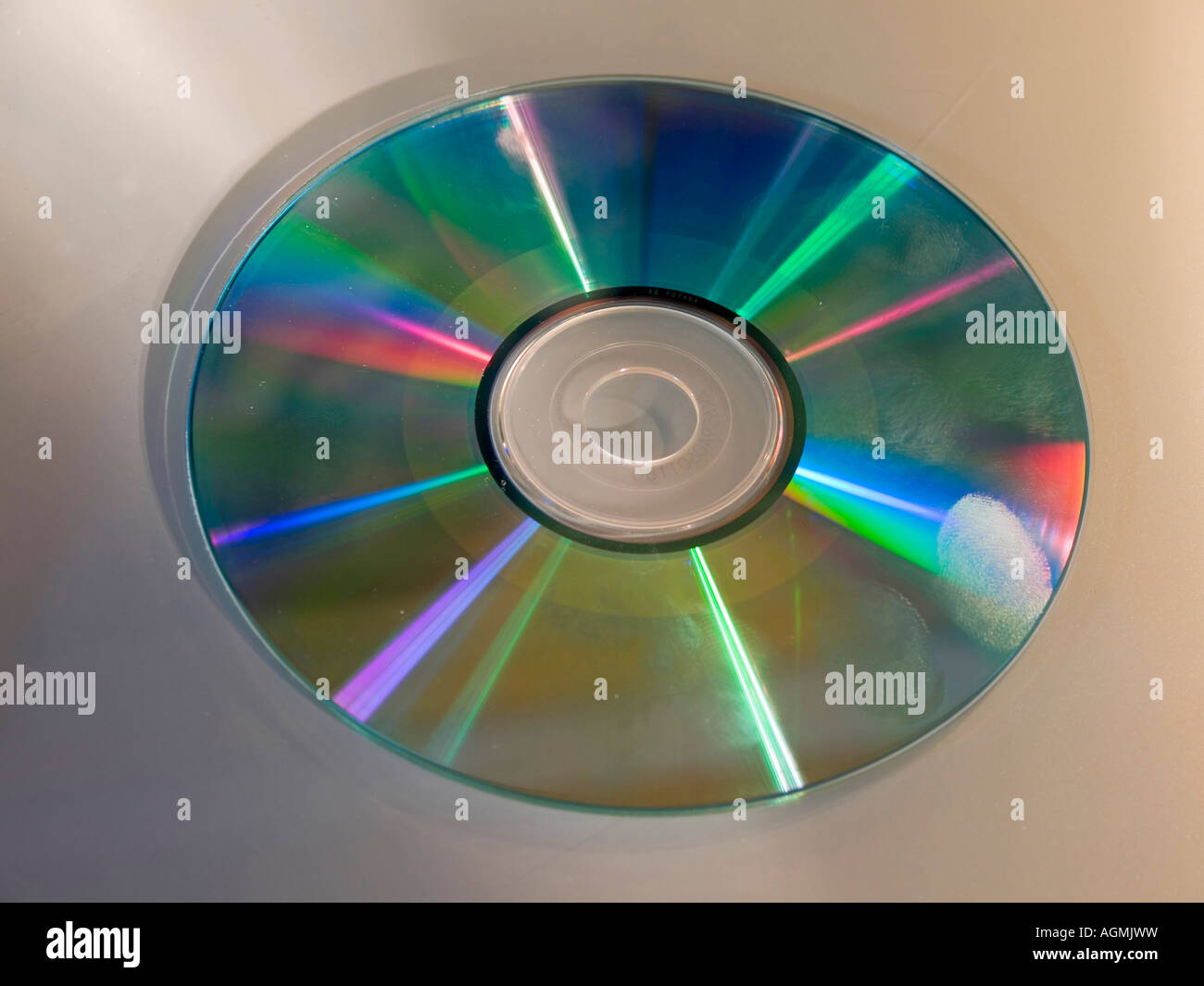 soiled CD DVD data medium storage with finger prints Stock Photo - Alamy