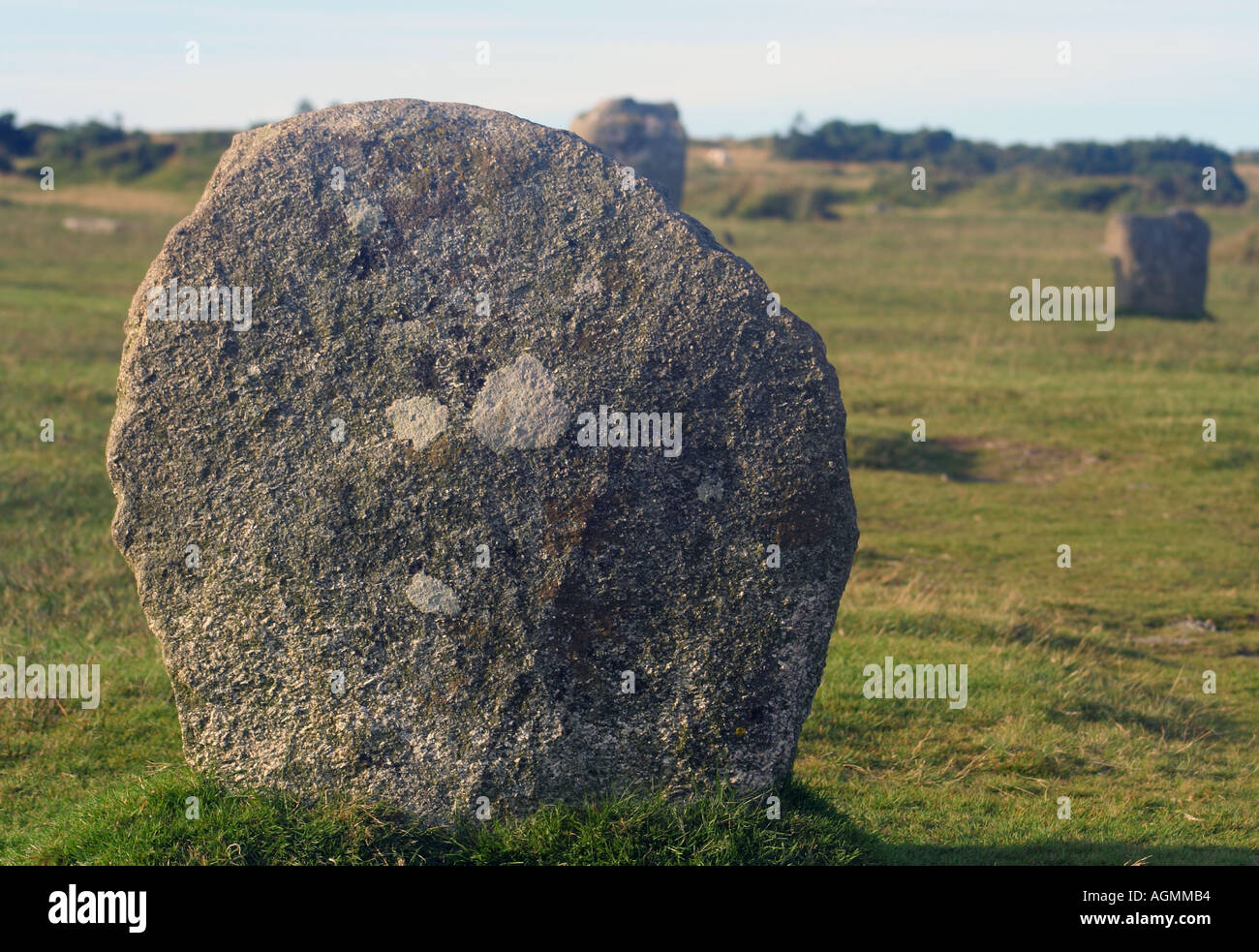 the hurlers of st cleer ancient stones in cornwall england Stock Photo ...
