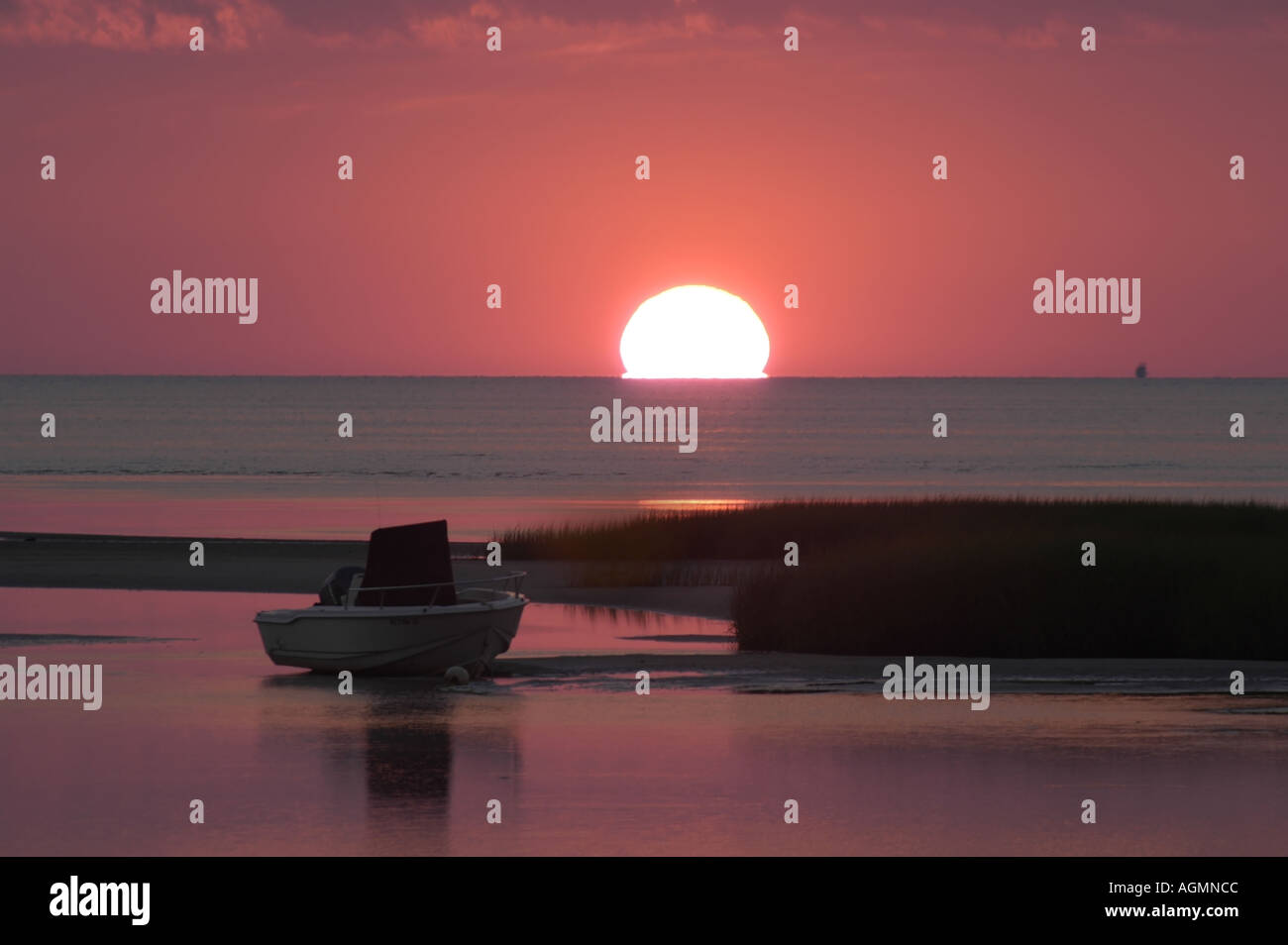 Sunset on Cape Cod Stock Photo - Alamy