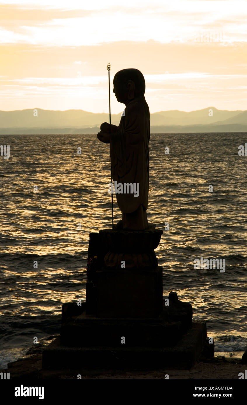 jizou statue Shinji Lake matsu Shimane japan Stock Photo - Alamy