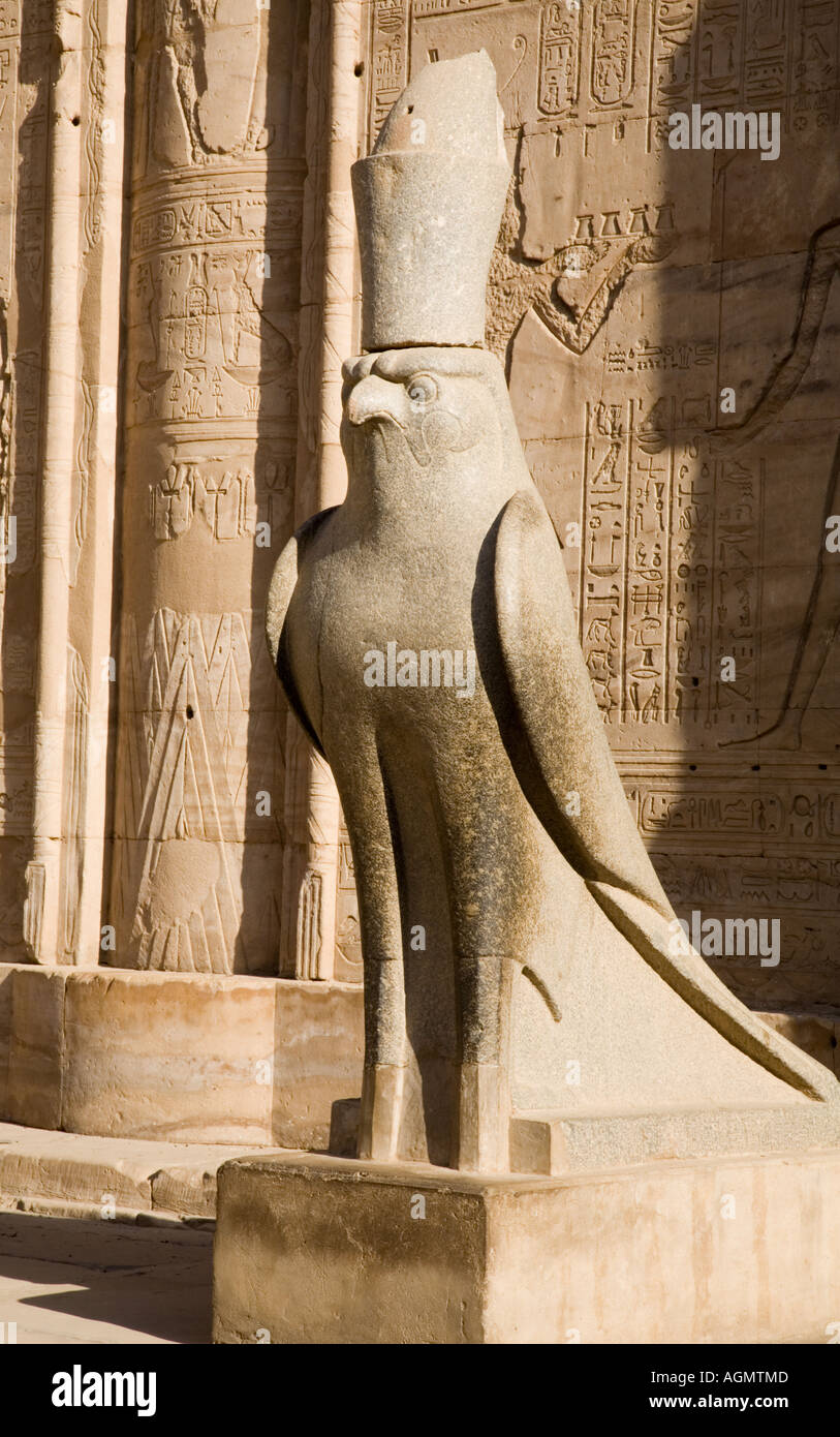 Horus at Edfu Temple Egypt Stock Photo - Alamy