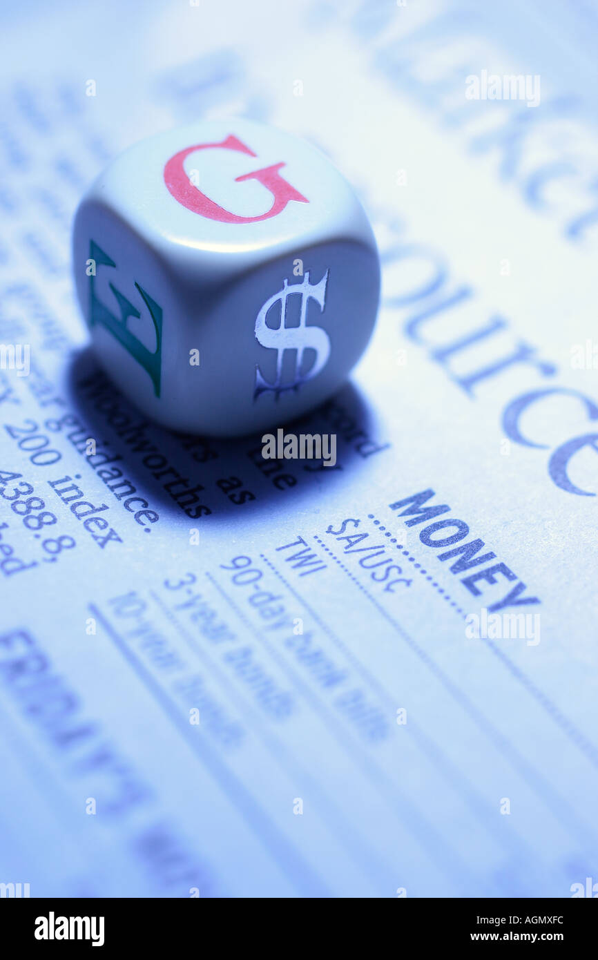Dice dollar sign hi-res stock photography and images - Alamy