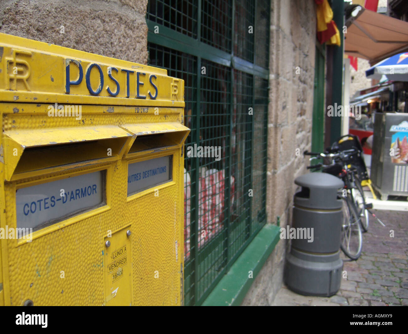 French postes box Stock Photo - Alamy