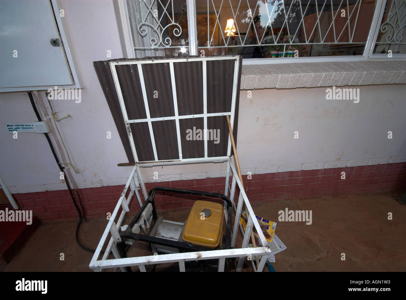 Zimbabwe during an electricity load shedding period lack of electricity ...