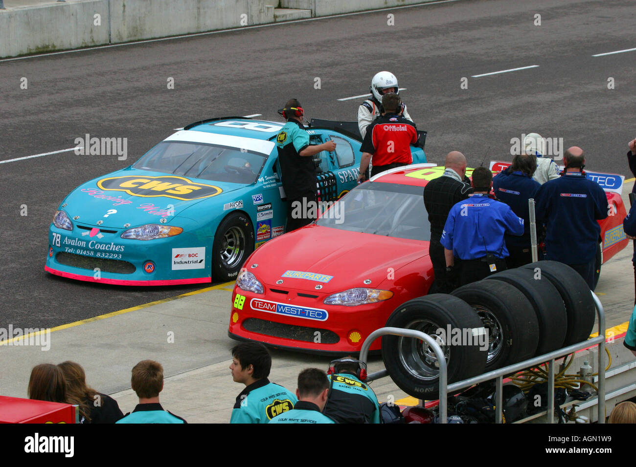 Pit lane rockingham raceway in hi-res stock photography and images - Alamy