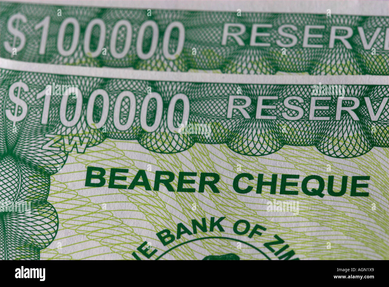 Bearer cheque hi-res stock photography and images - Alamy