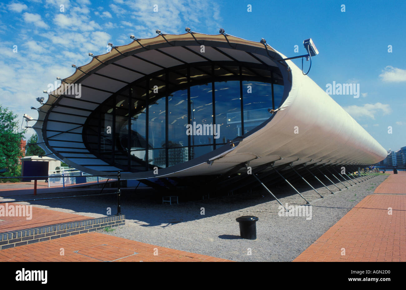 The Tube visitor centre at Cardiff bay Cardiff South Gamorgan South ...