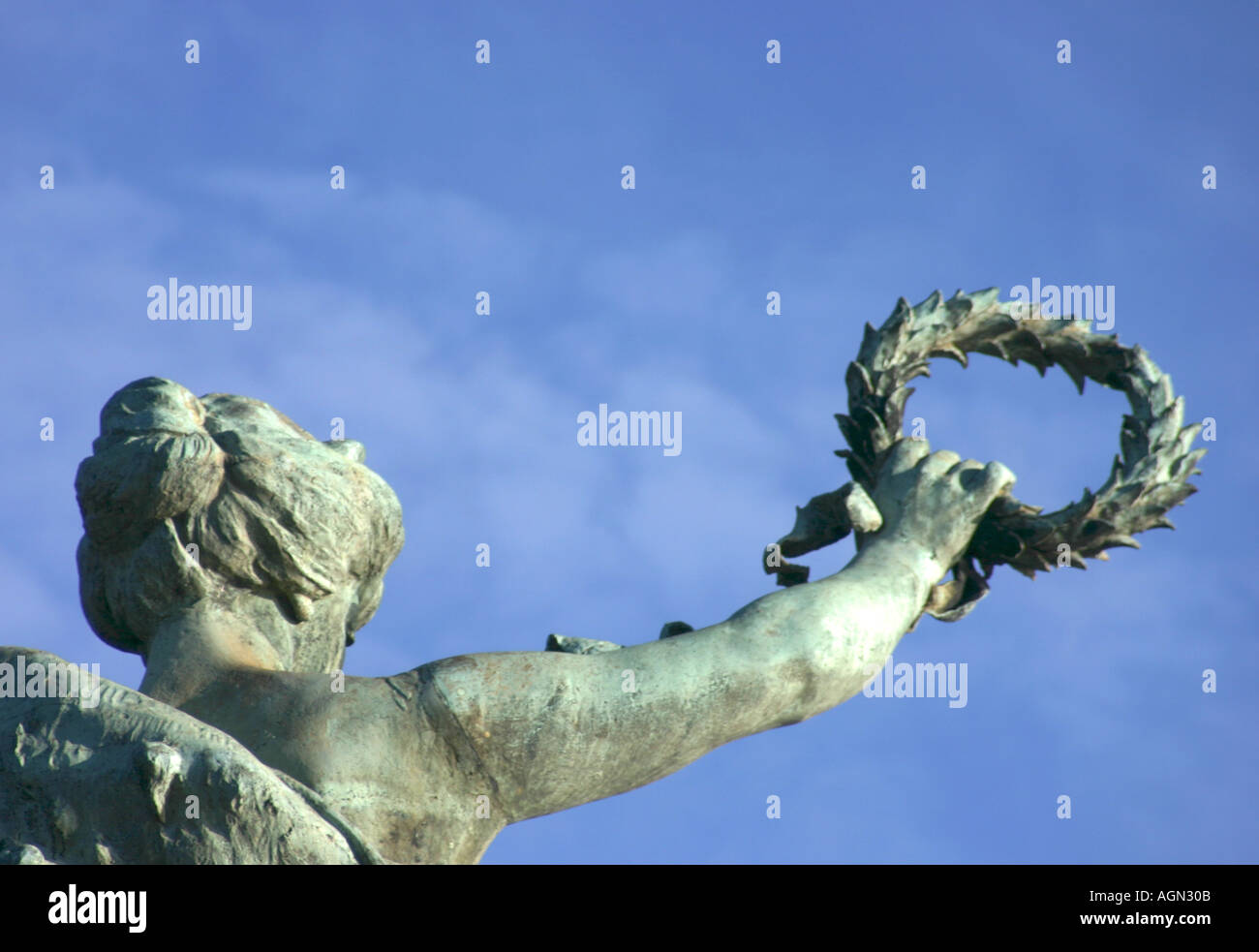 statue on Ponte Umberto 1 bridge over river Po Turin Italy Stock Photo ...