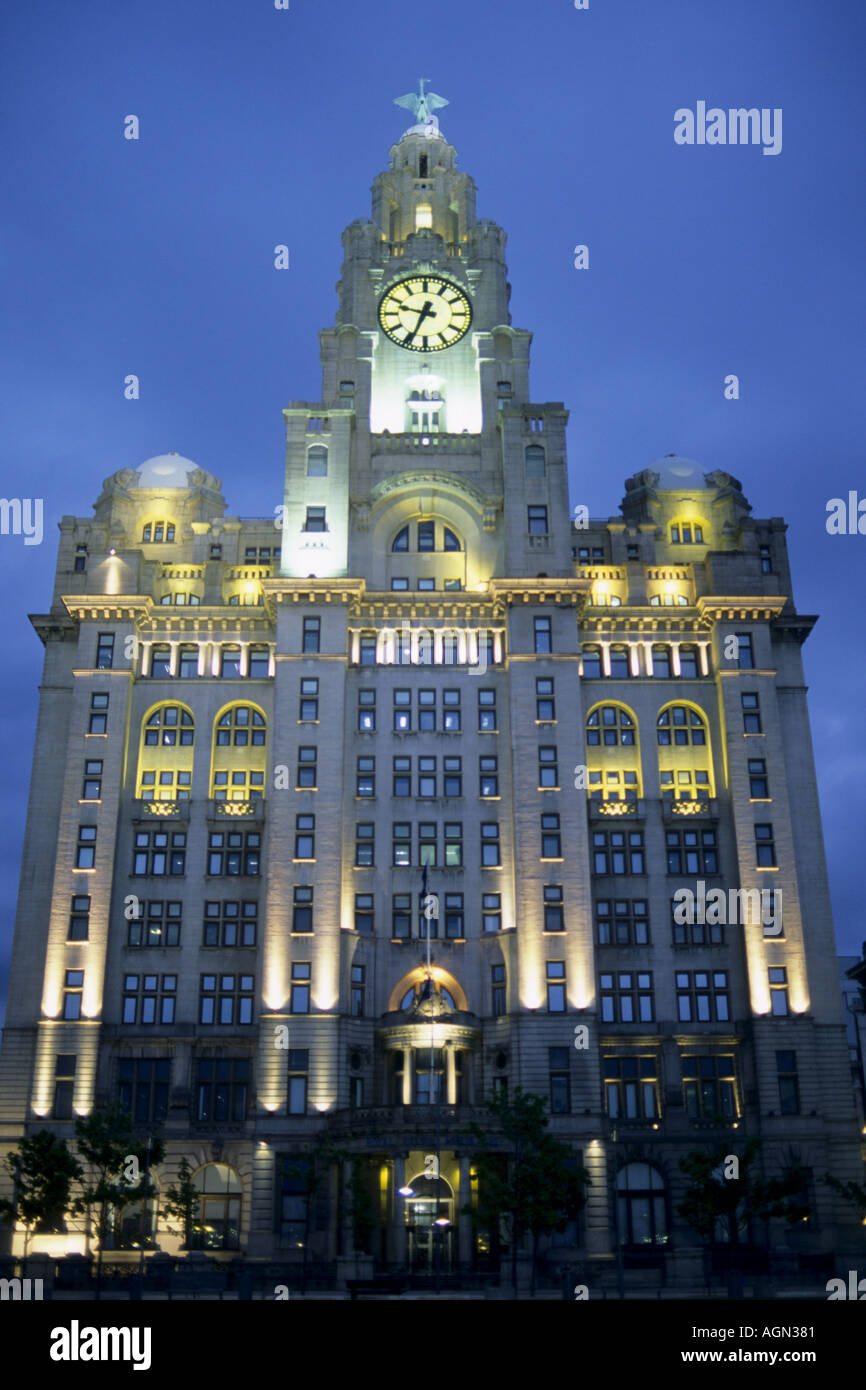UK England Liverpool Royal Liver Building Stock Photo - Alamy
