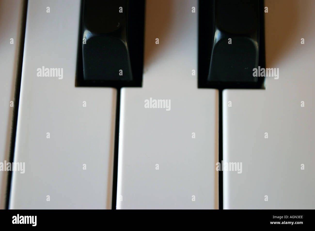 Piano keyboard close up Stock Photo - Alamy