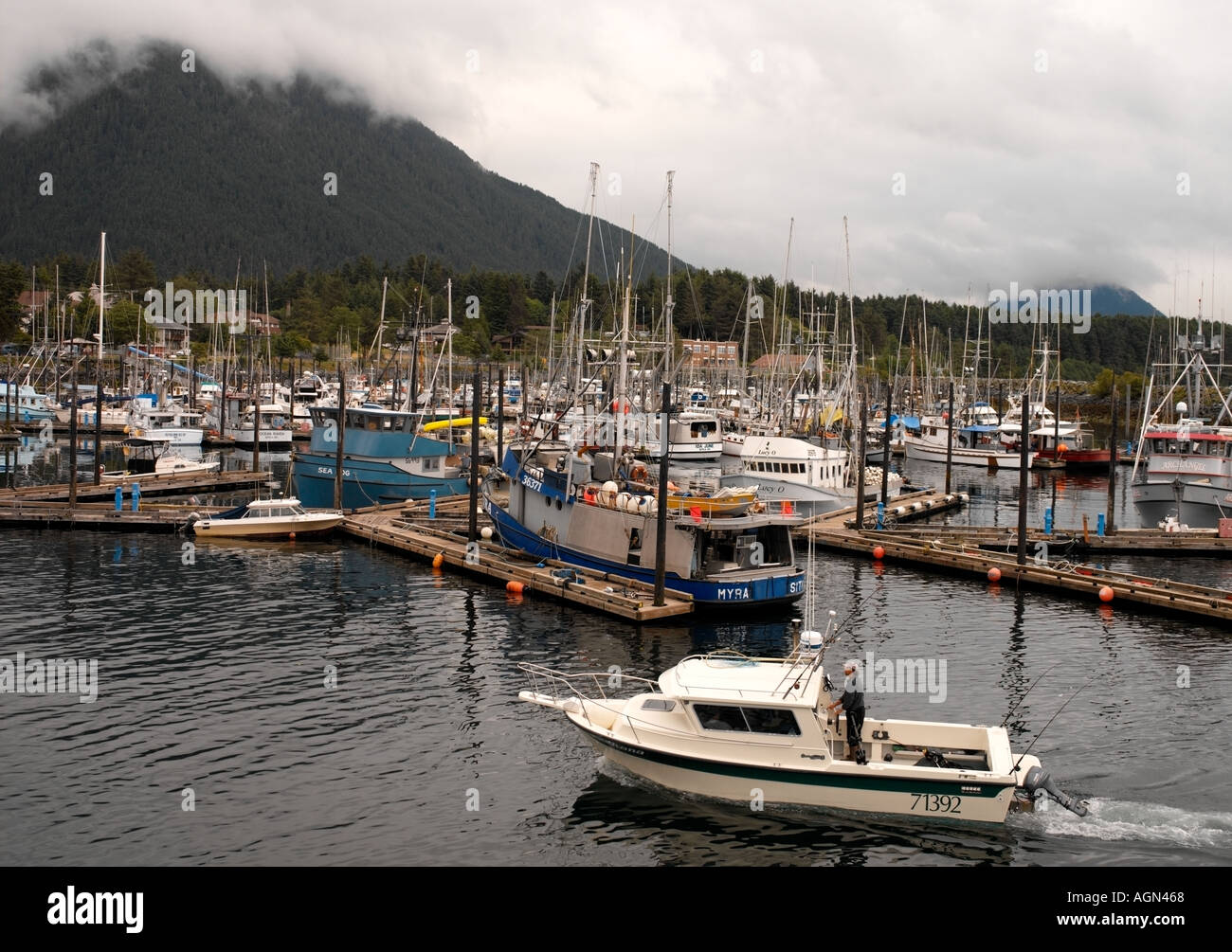 Port of Sitka in Alaska, USA Stock Photo - Alamy