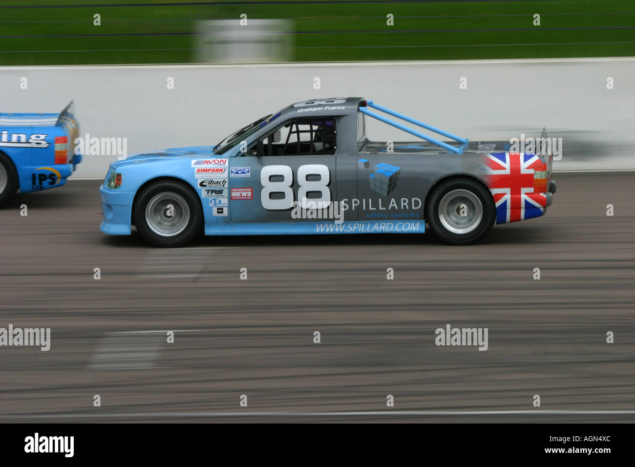 Racing pick up trucks Stock Photo - Alamy