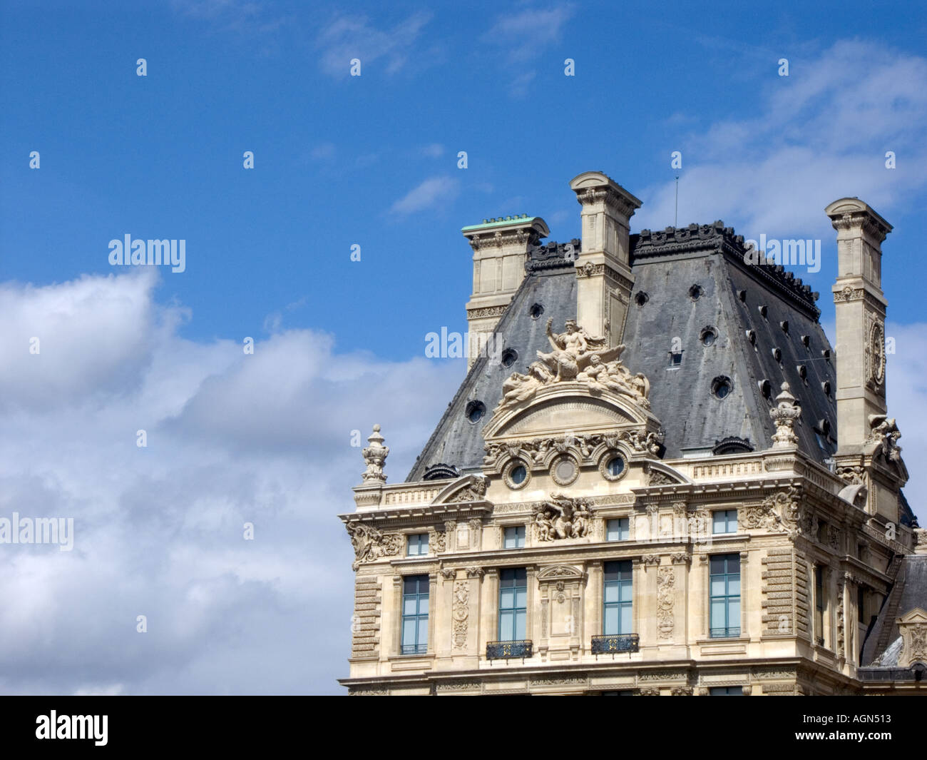Rococo building in Paris Stock Photo - Alamy