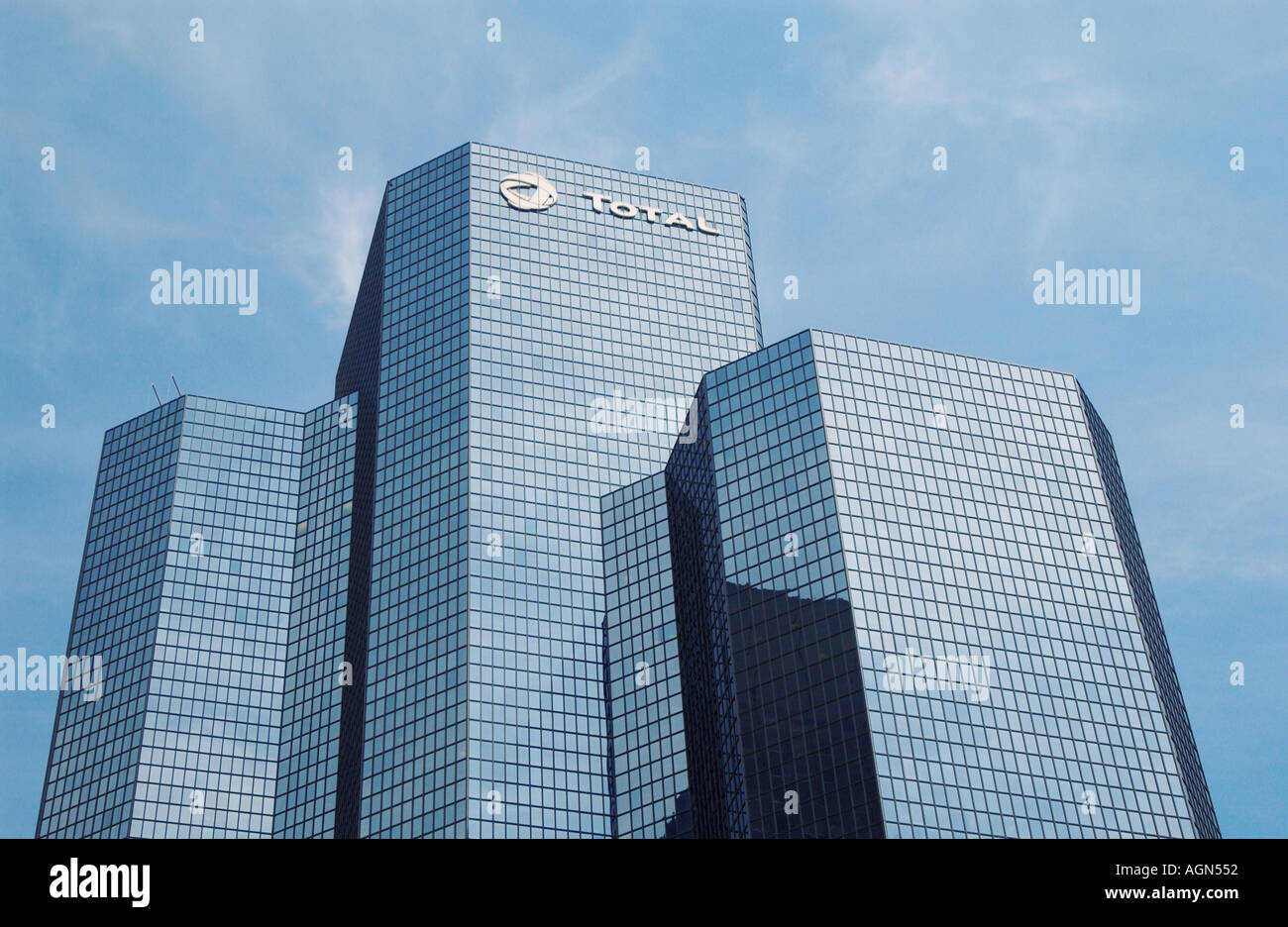 Paris La Defense France total Elf building Place de La Coupole concept ...