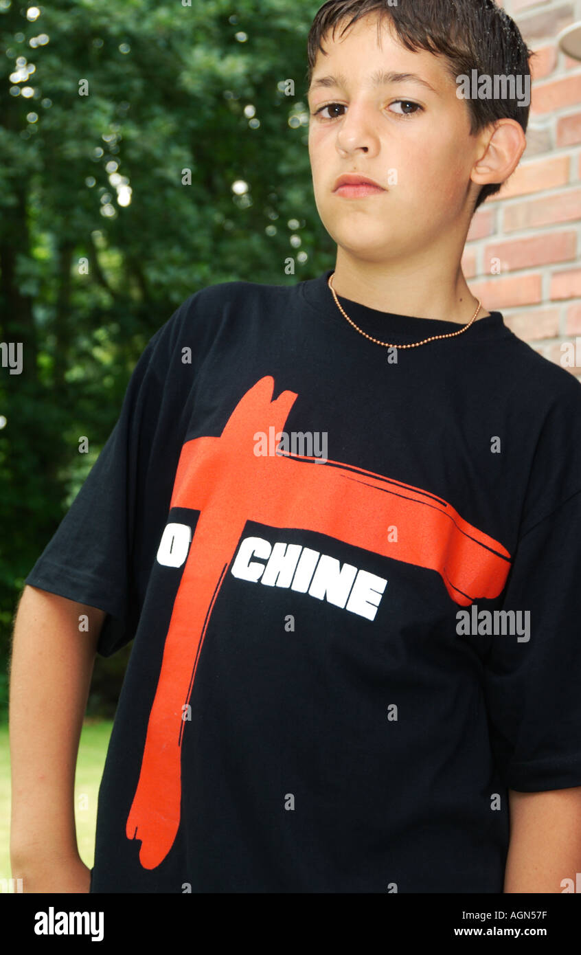portrait of a young boy Stock Photo - Alamy