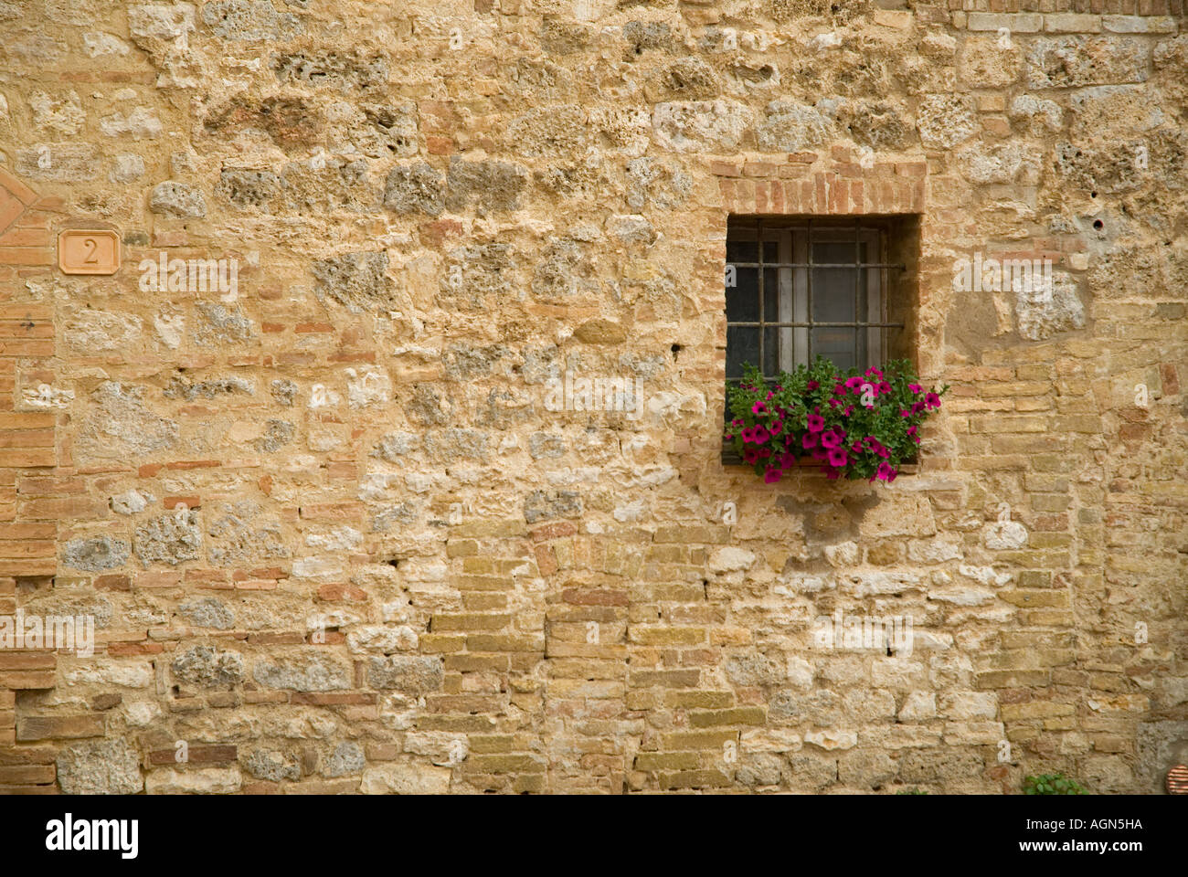 Italian window Tuscany Italy Stock Photo - Alamy