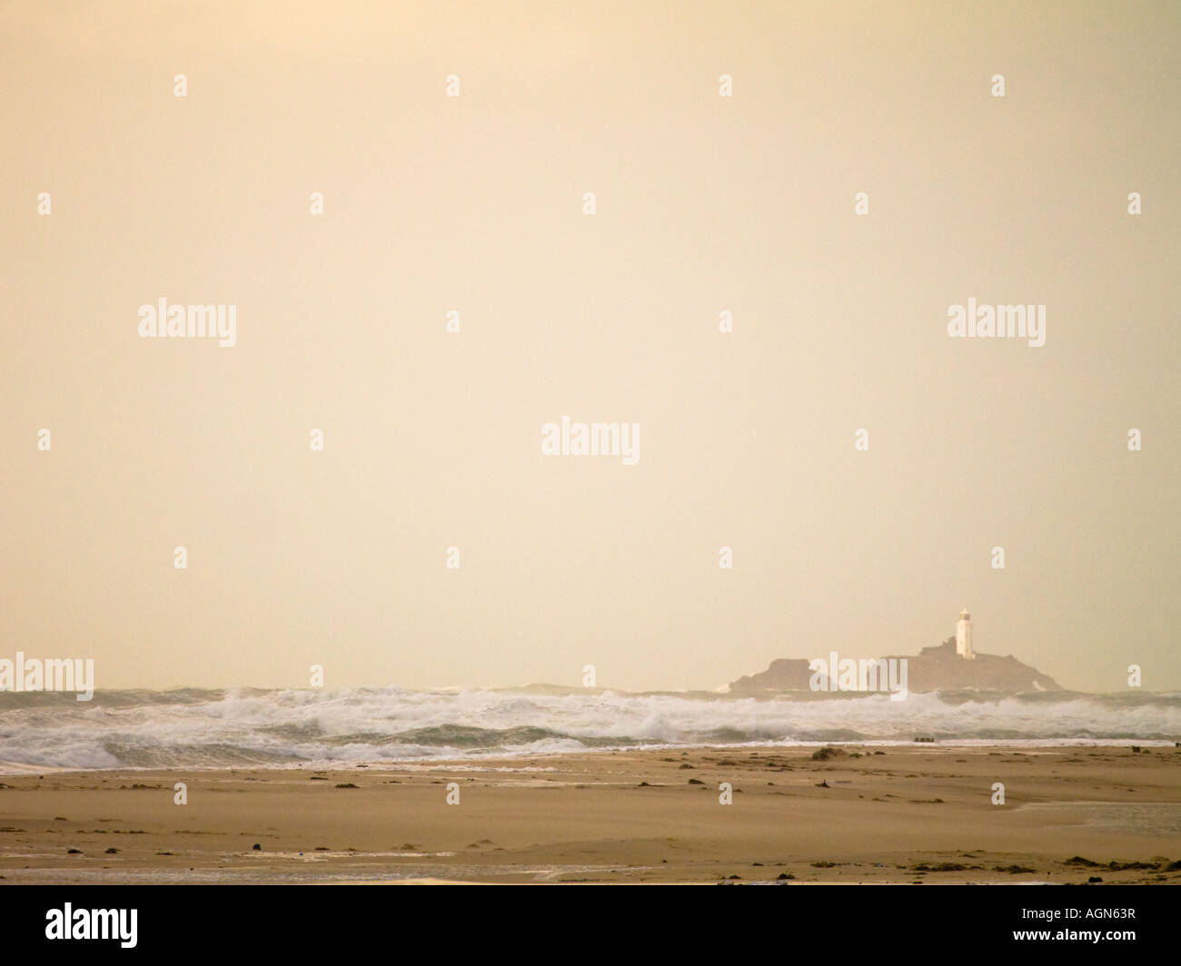 Godrevy light house hi-res stock photography and images - Alamy