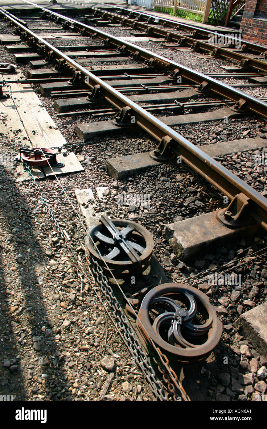 Railway sleepers upright hi-res stock photography and images - Alamy