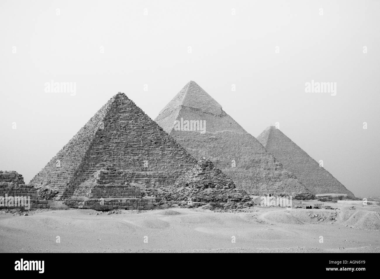Giza Pyramids Cairo Egypt Stock Photo - Alamy