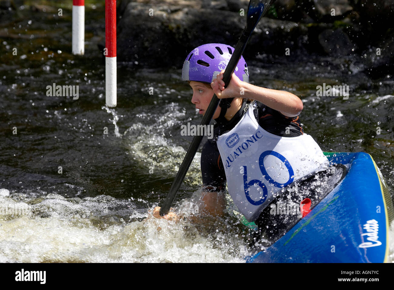 Canoe slalom bala wales hi-res stock photography and images - Alamy