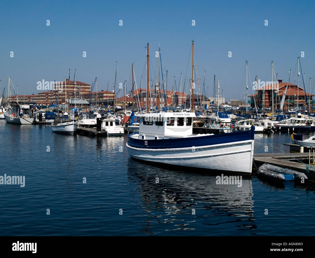 Hartlepool Marina Boat High Resolution Stock Photography and Images - Alamy