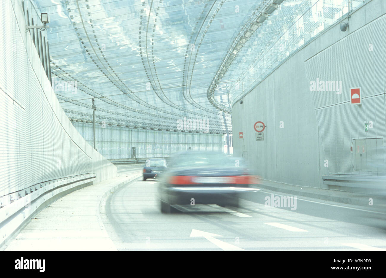 Inside channel tunnel cars hi-res stock photography and images - Alamy
