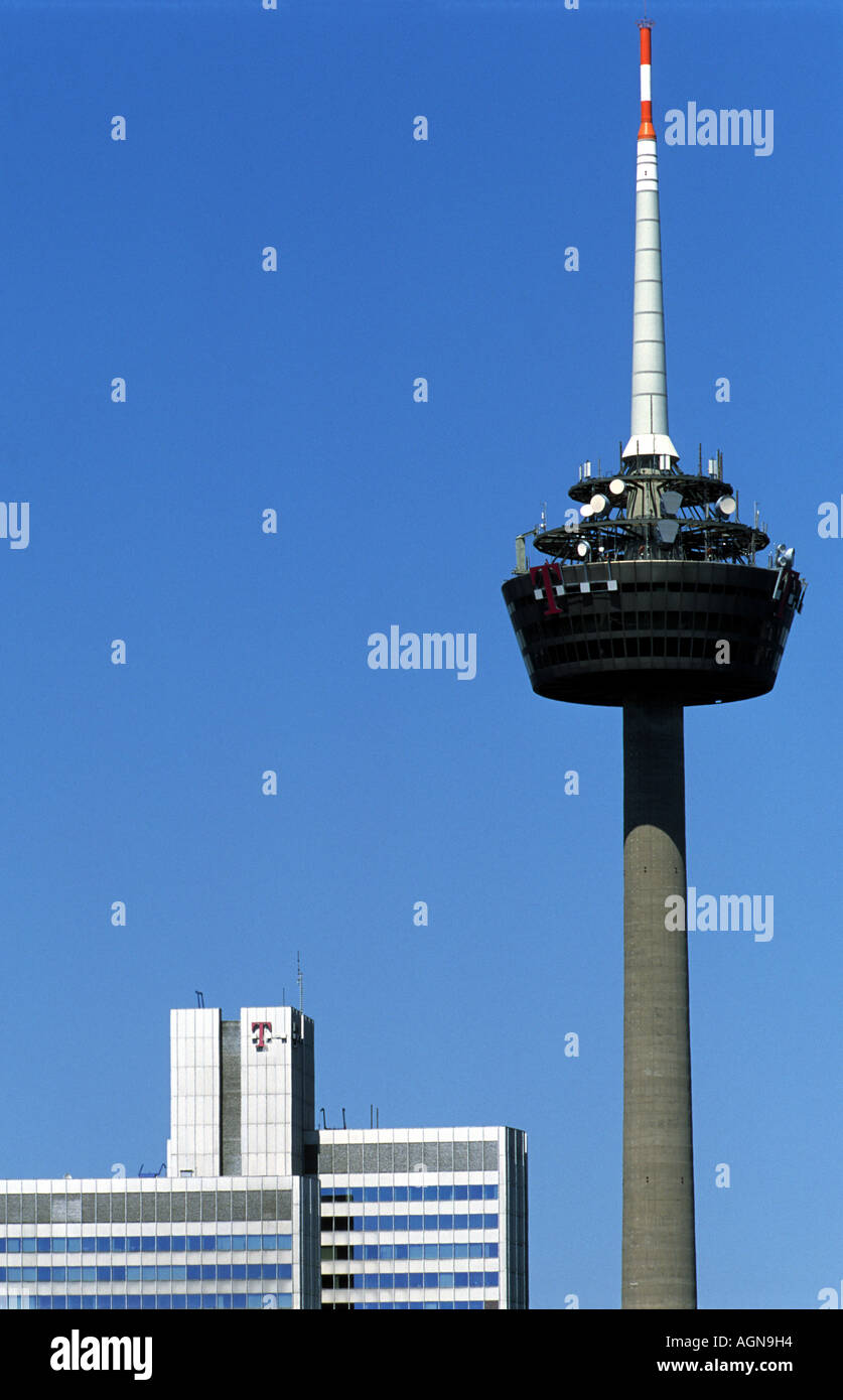 The colonius the cologne telecommunications tower cologne hi-res stock ...