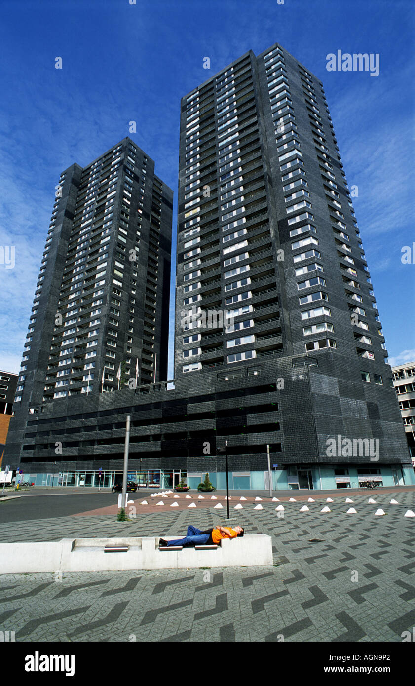 Residential tower blocks, Rotterdam, Holland Stock Photo - Alamy