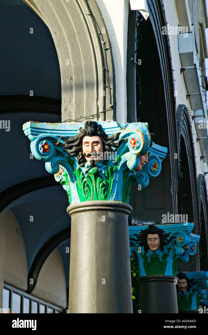 Face of pillar Venice Beach California Stock Photo - Alamy