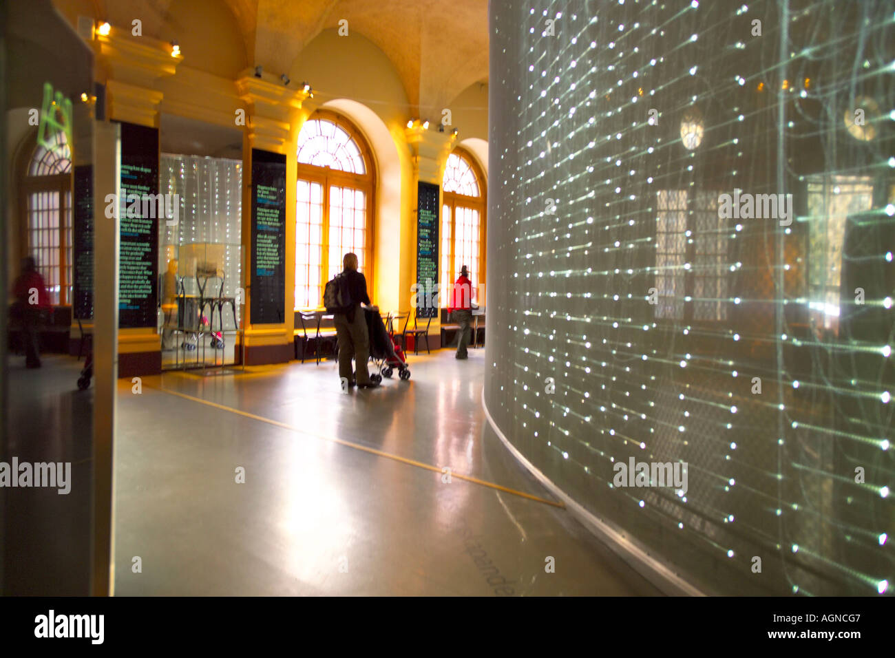 Inside Nobel museum Stockholm Sweden Stock Photo - Alamy