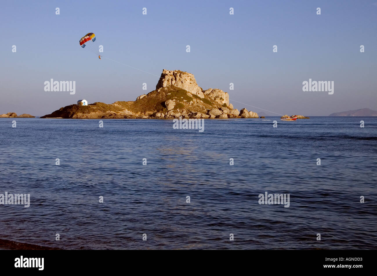 dh Kastri Island KASTRI ISLAND GREECE KOS Para gliders boat and ...