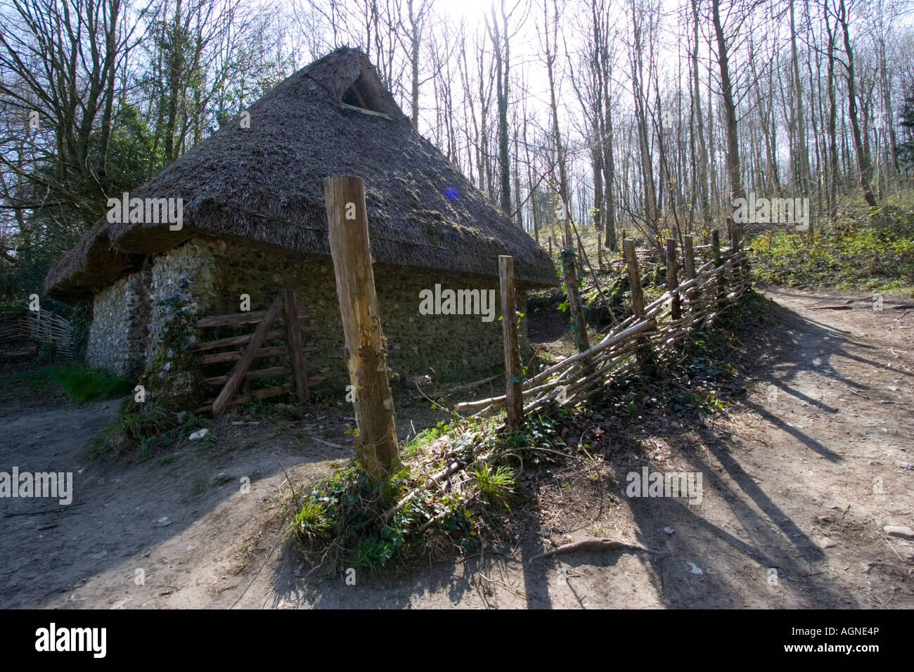 Medieval hut with mud floors Stock Photo - Alamy