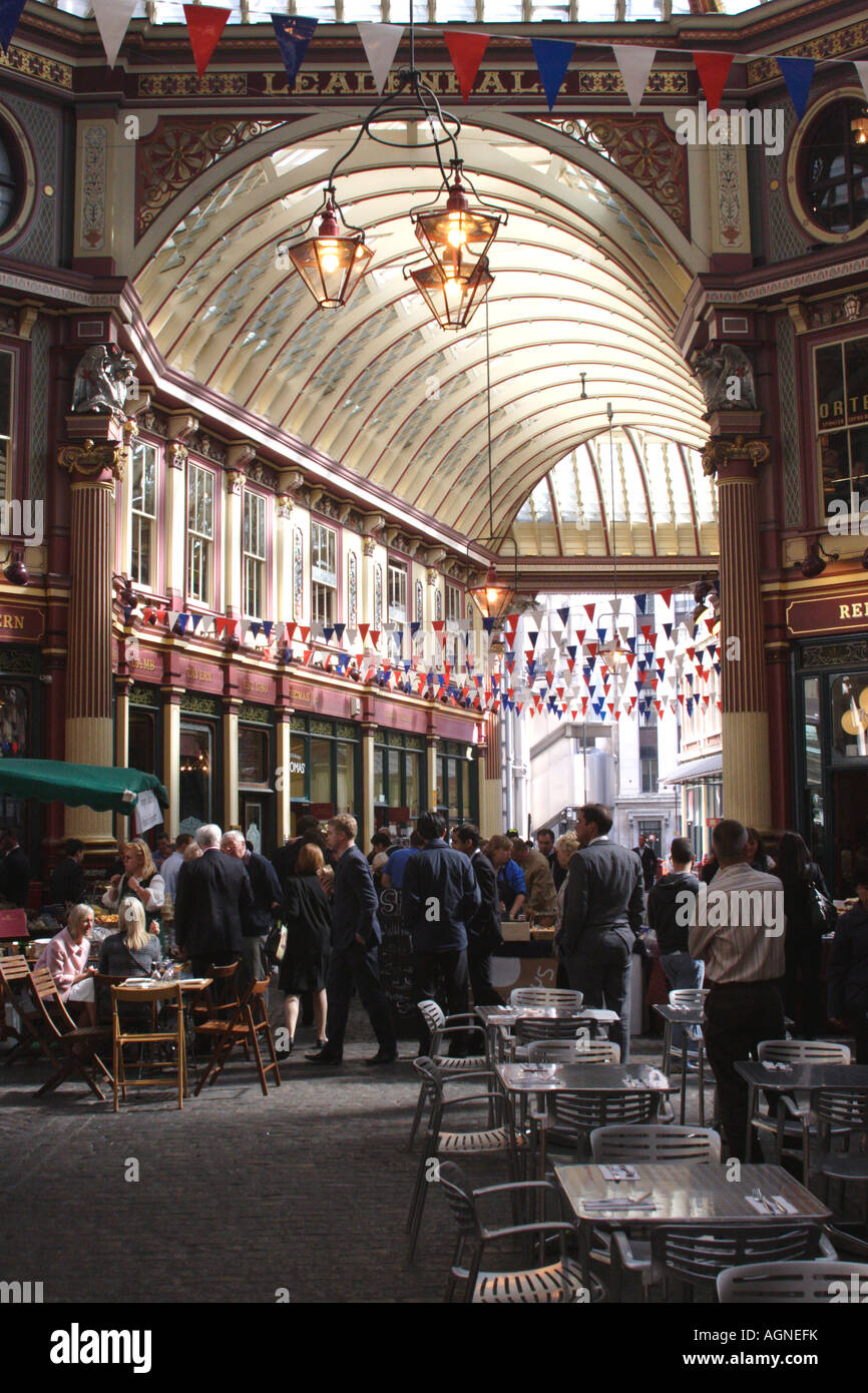 Leadenhall Market London September 2007 Stock Photo - Alamy