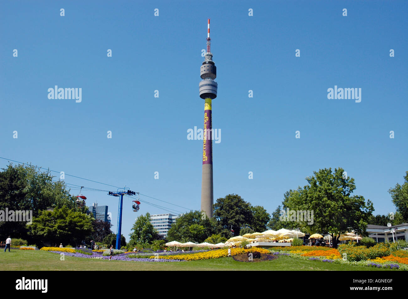 Florian Tower, Westfalenpark, Dortmund, Ruhr Area, NRW, Germany Stock ...