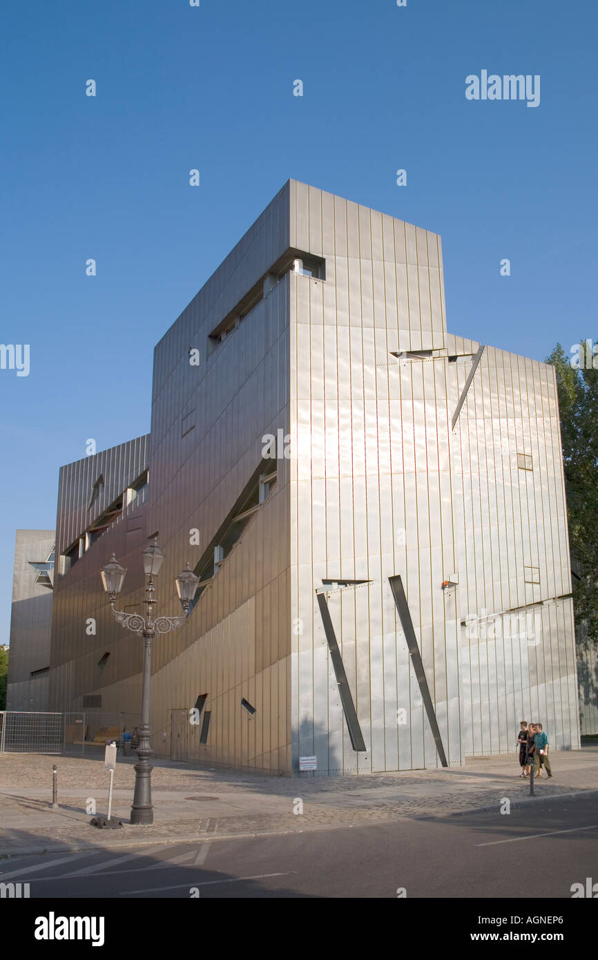 Jewish museum, part of the new building by Daniel Libeskind, Berlin ...