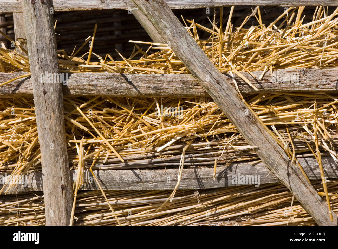 Hay stored outdoors hi-res stock photography and images - Alamy