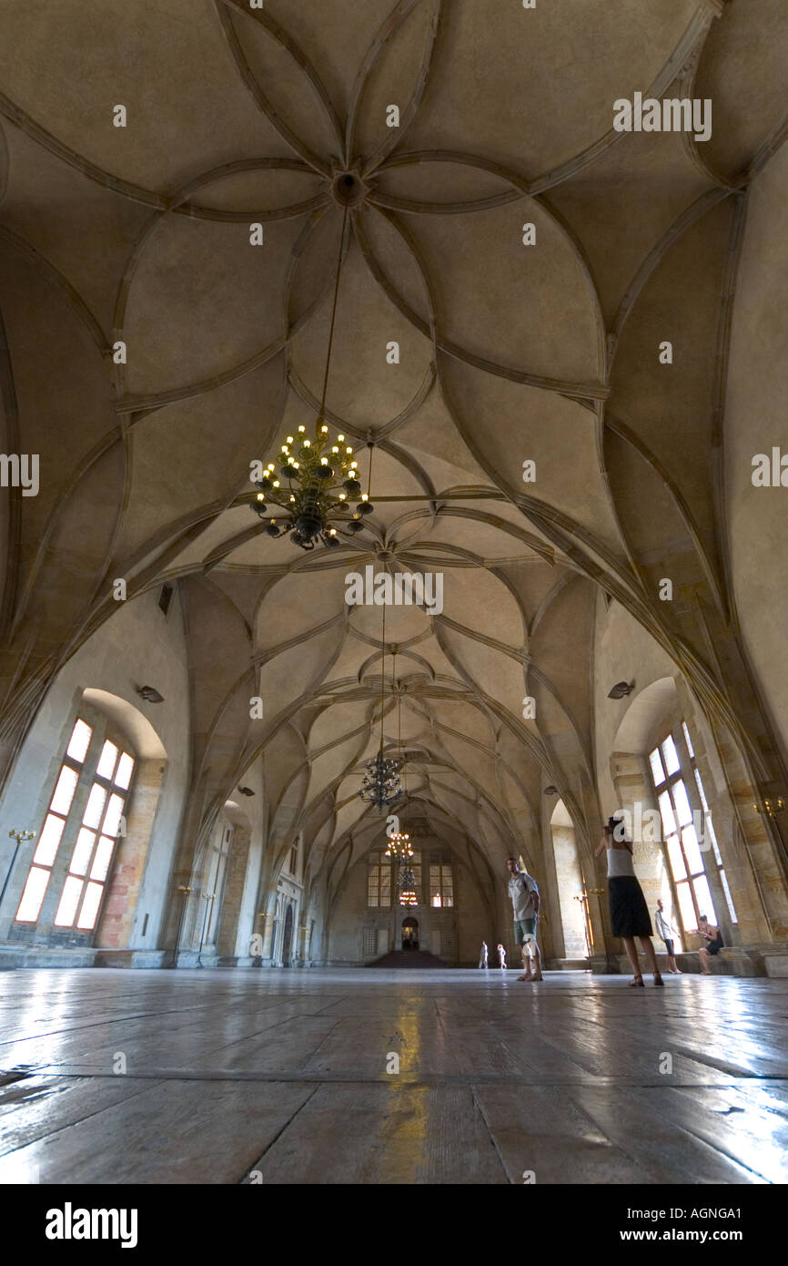 Vladislav hall prague castle hi-res stock photography and images - Alamy