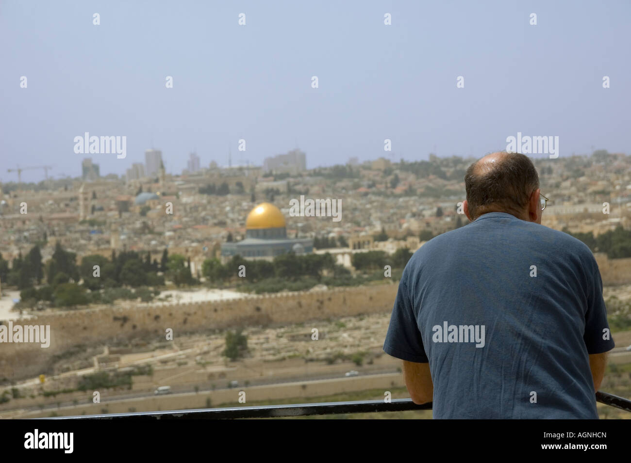 Israel Jerusalem Old City The Dome of the Rock at Haram esh Sharif the ...