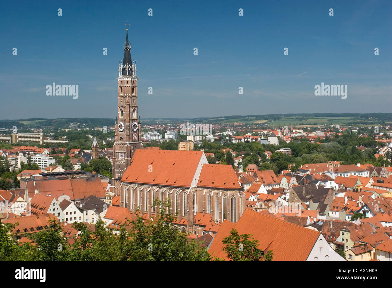 St.Martin`s church, Landshut, Lower Bavaria, Germany Stock Photo - Alamy