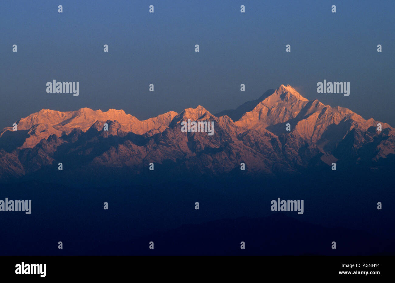 Kanchanjunga range, Himalayas, India Stock Photo - Alamy