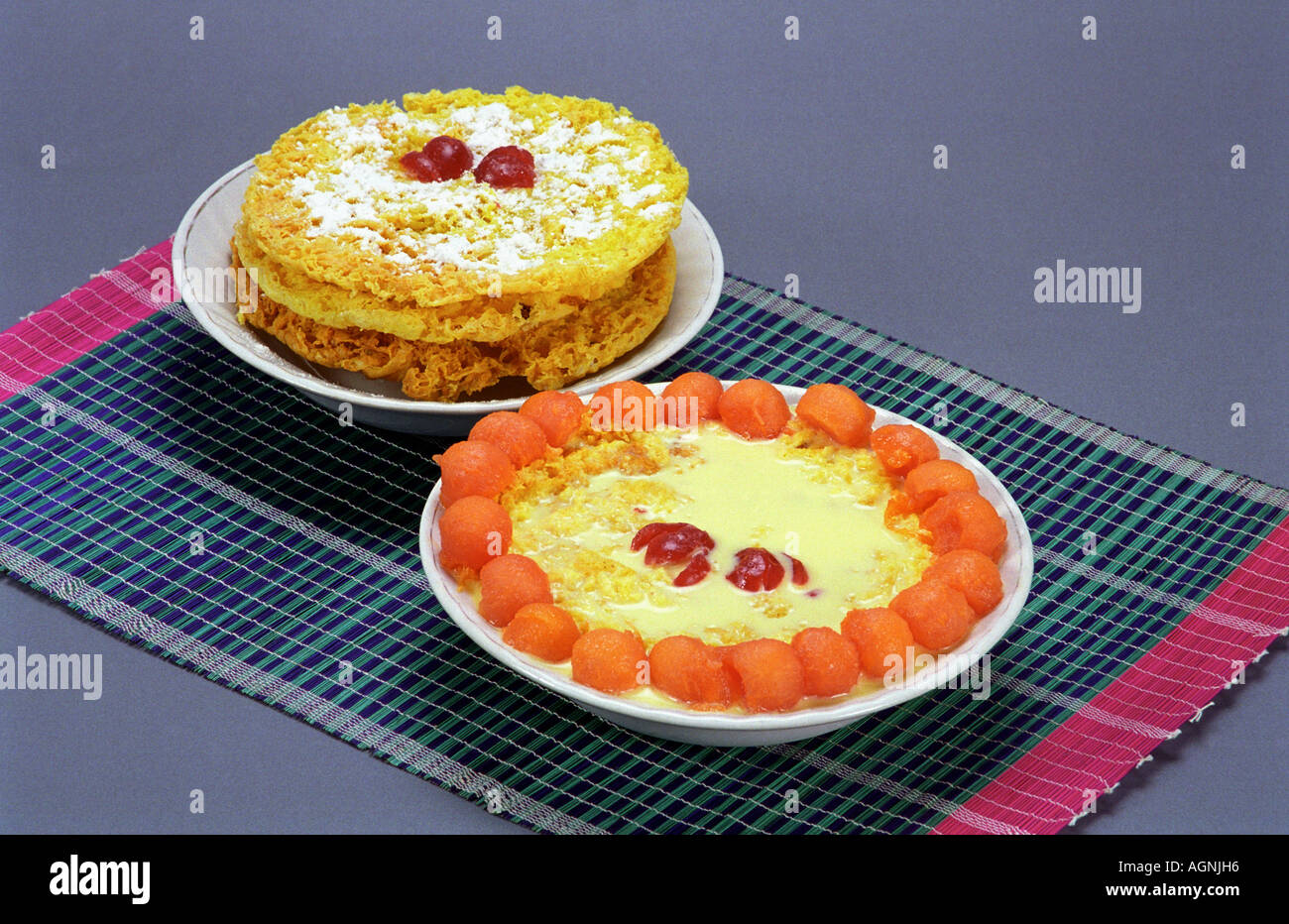 Gheevar a traditional Maharashtrian (Indian) sweet Stock Photo - Alamy