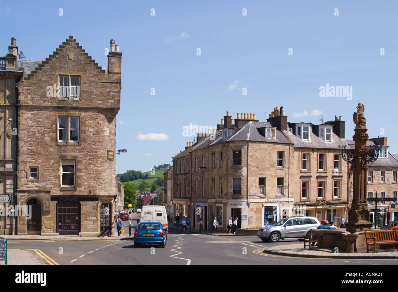 Jedburgh town centre hi-res stock photography and images - Alamy