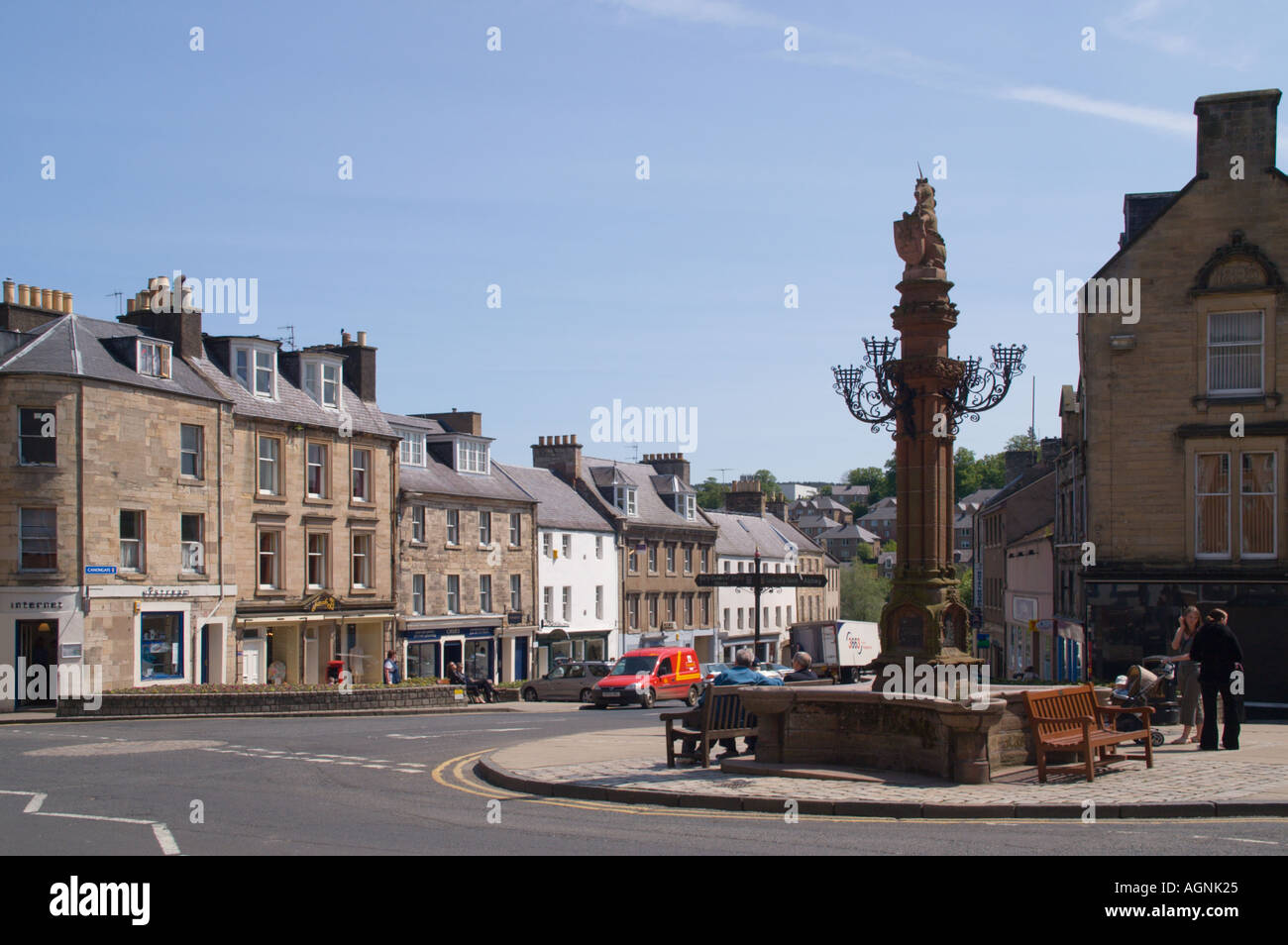 Jedburgh town centre hi-res stock photography and images - Alamy